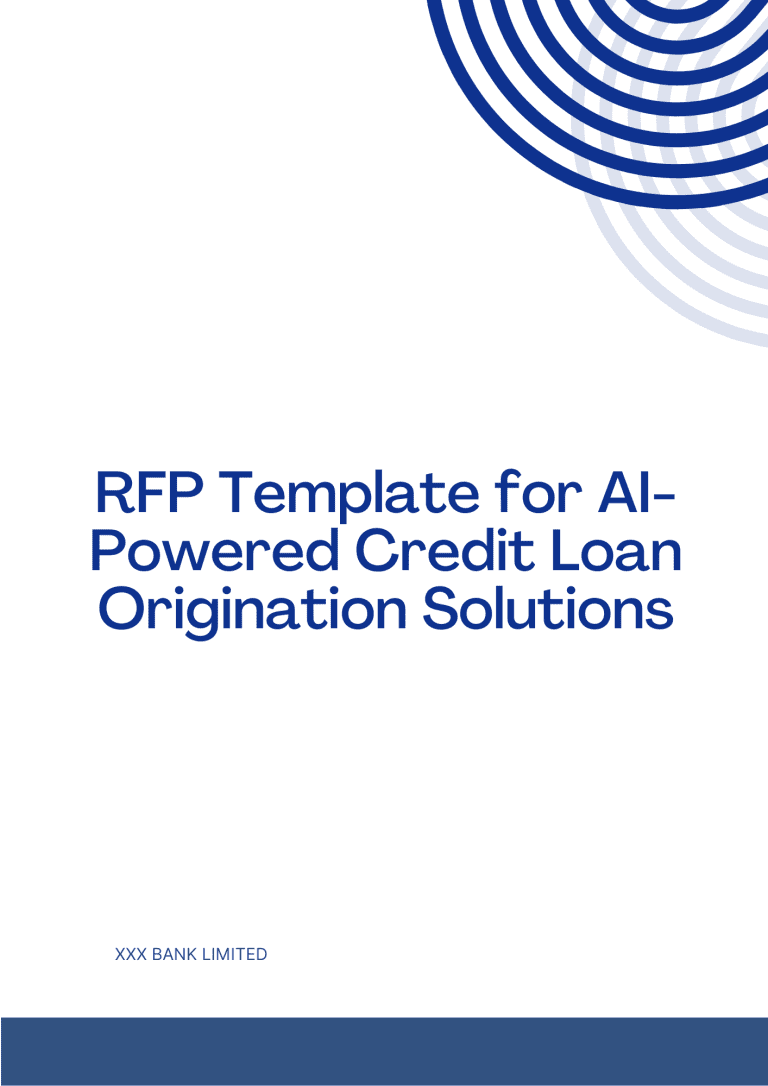 RFP Template for AI-Powered Credit Loan Origination Solutions - Banking ...