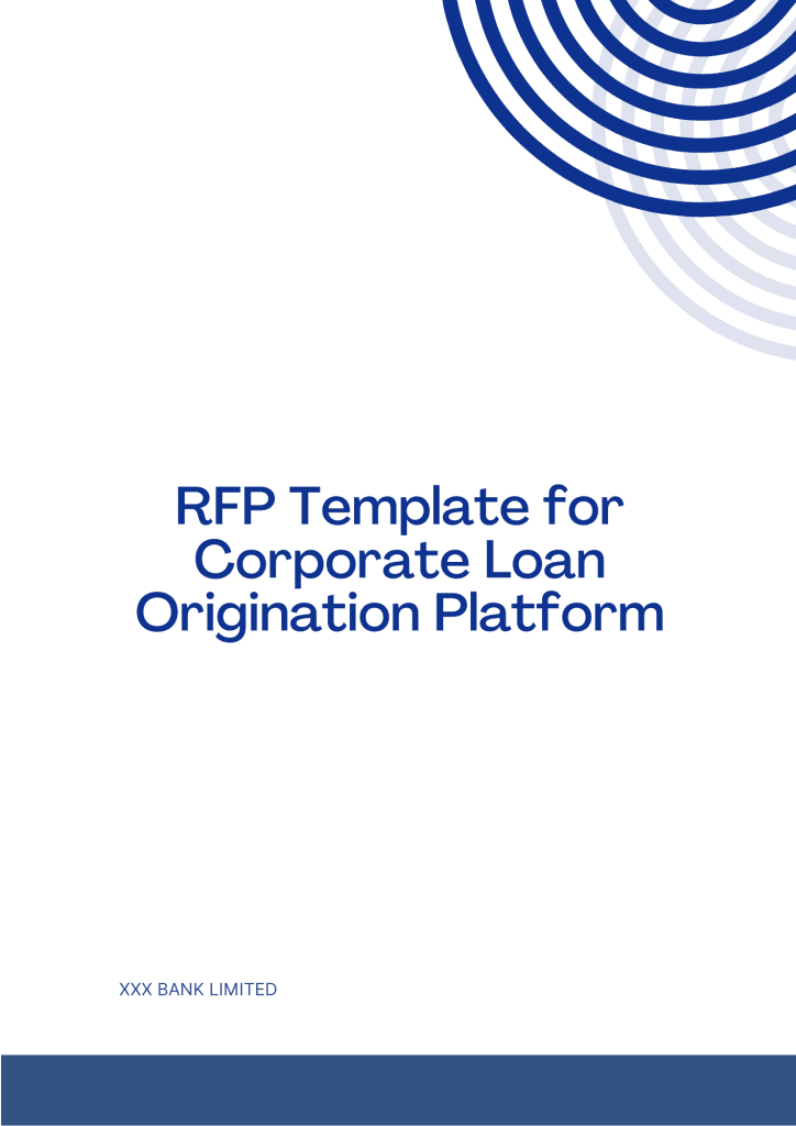 RFP Template for Corporate Loan Origination Platform - Banking and ...