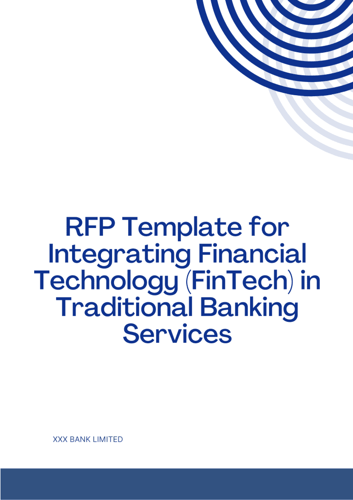 RFP Template for Integrating Financial Technology (FinTech) in ...