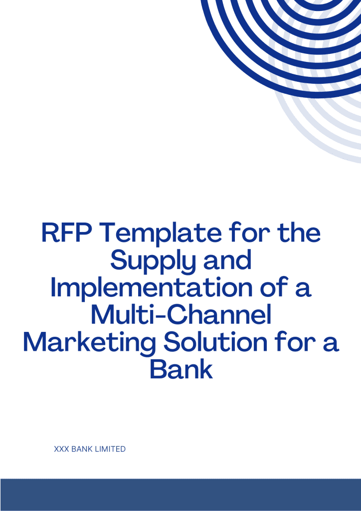 RFP Template for the Supply and Implementation of a Multi-Channel ...