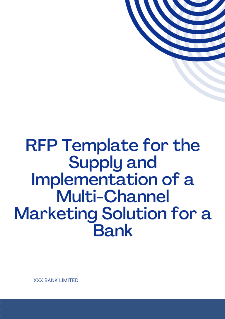 RFP Template for the Supply and Implementation of a Multi-Channel ...