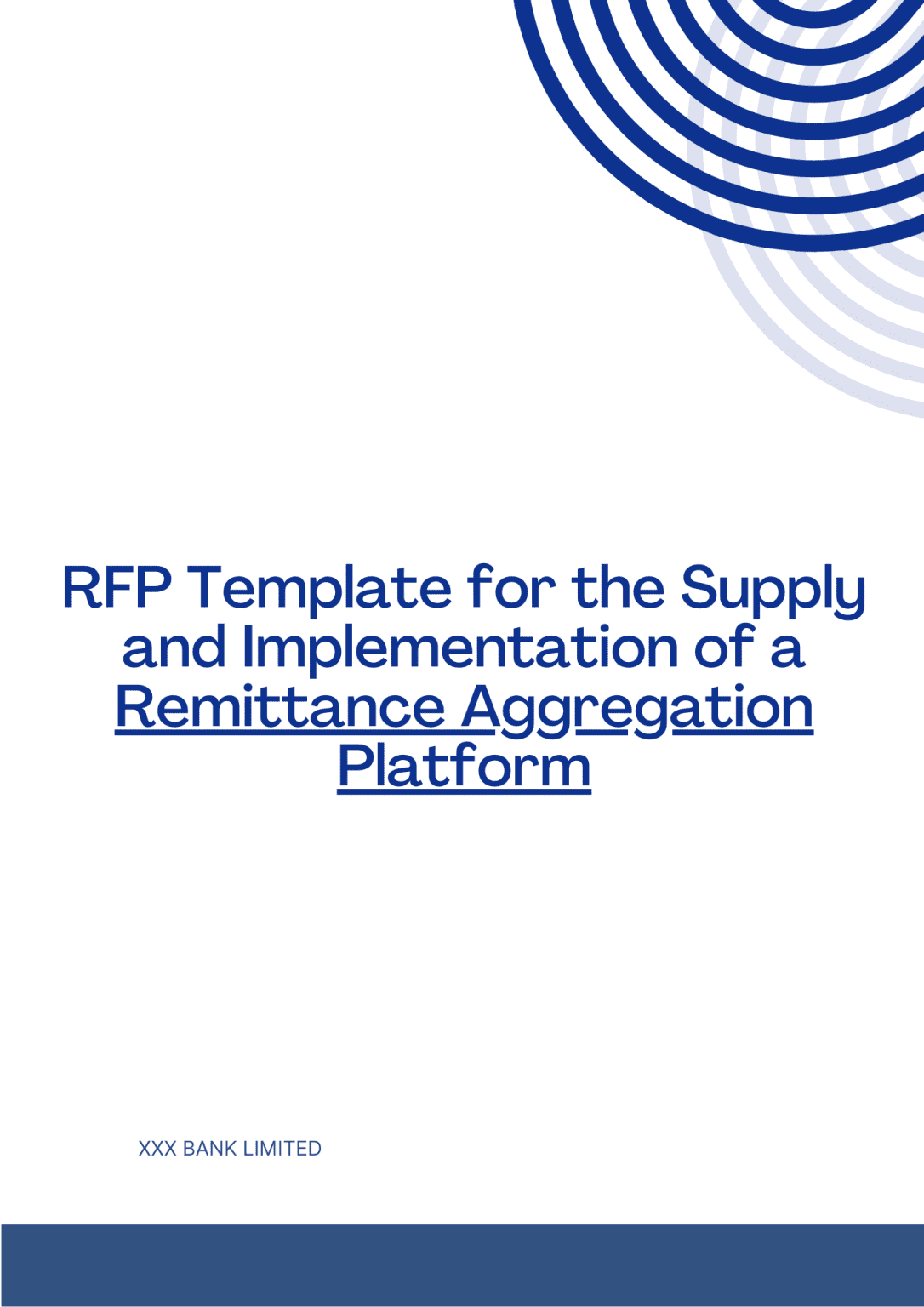 RFP Template for the Supply and Implementation of a Remittance ...