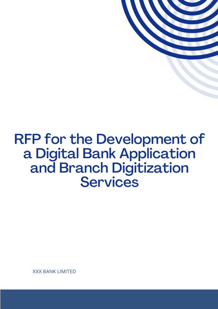 RFP Template for the Development of a Digital Bank Application and ...