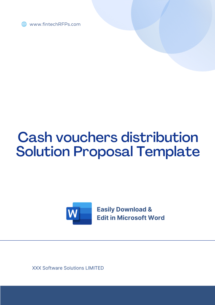 Cash vouchers distribution Solution Proposal Template - Banking and ...
