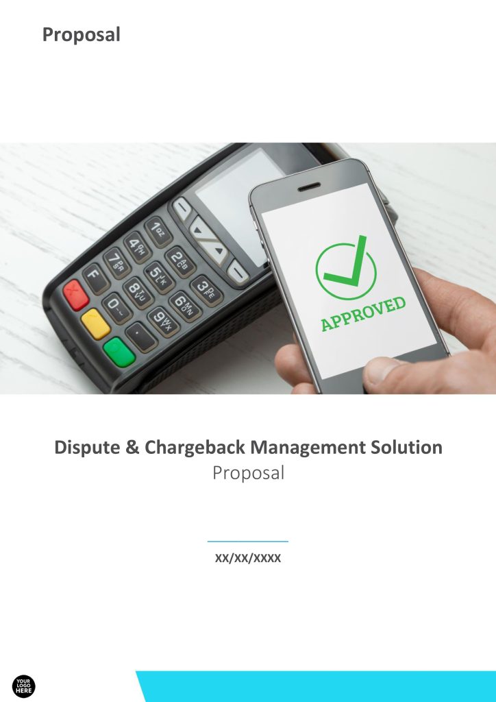 Dispute & chargeback Management Solution Proposal Template - Banking ...