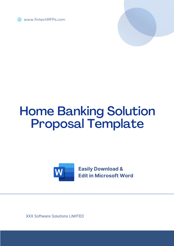 Home Banking Solution Proposal Template - Banking and Fintech RFP Templates
