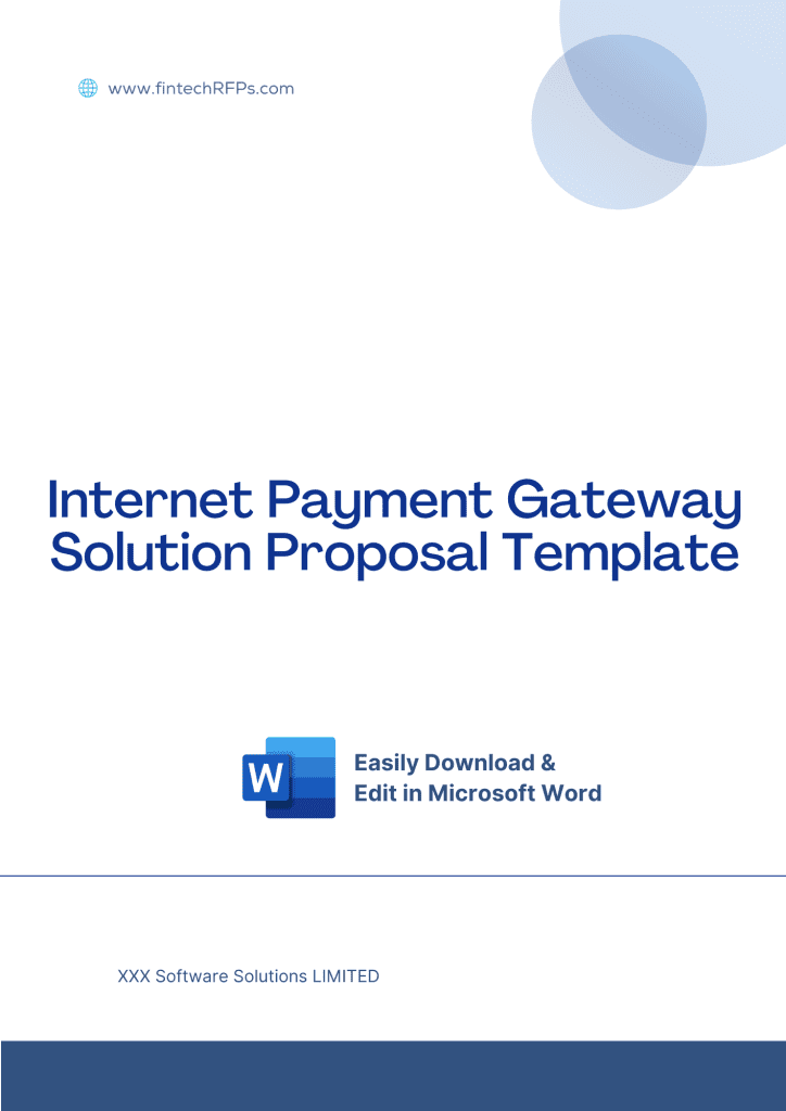 Internet Payment Gateway Solution Proposal Template - Banking and ...