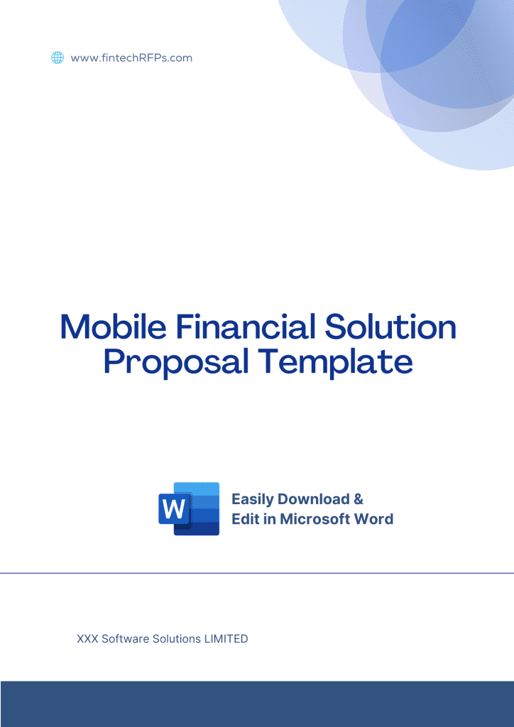 Mobile Financial Solution Proposal Template - Banking RFP Templates