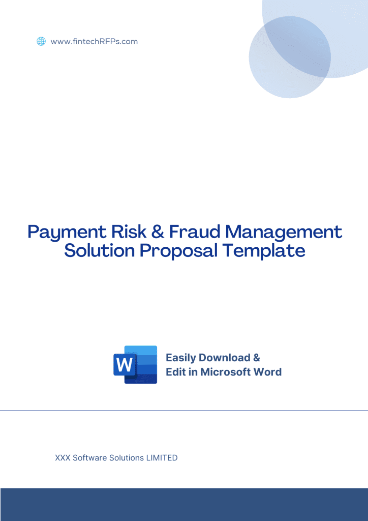 Payment Risk & Fraud Management Solution Proposal Template - Banking ...