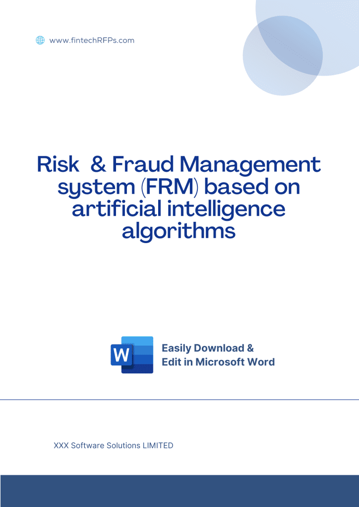 Risk management & fraud management system (FRM) offer based on ...